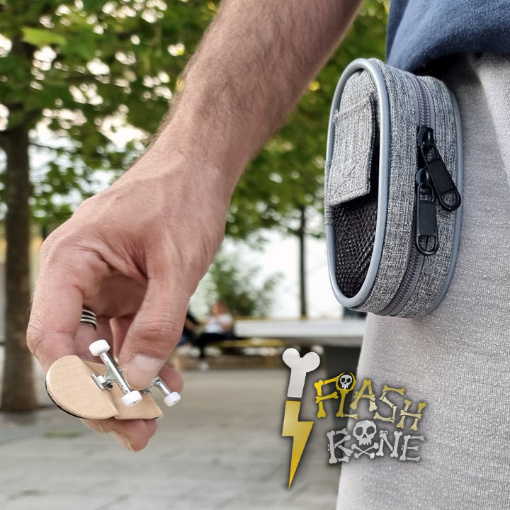 FlashBone Fingerboard Bag (Grey) – FlashBone Fingerboards