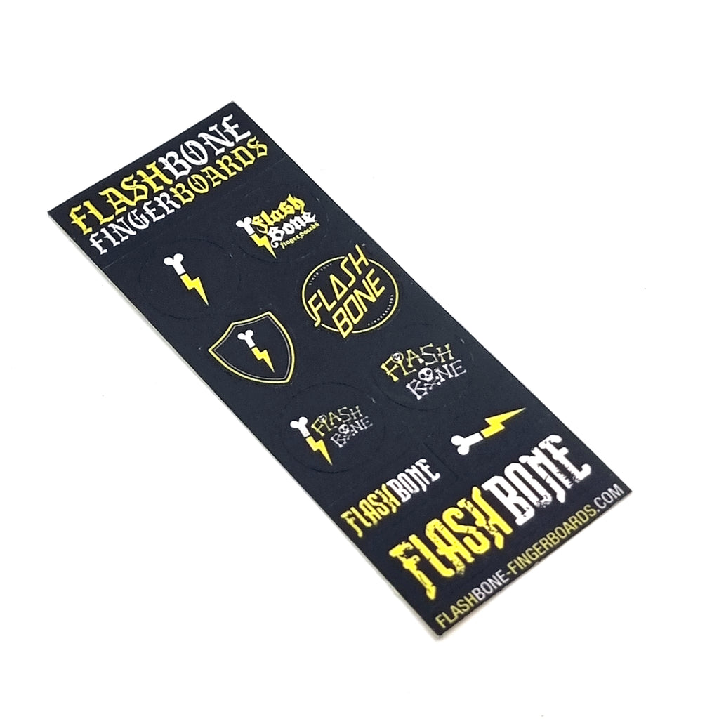 Stickersheet FlashBone Logos – FlashBone Fingerboards
